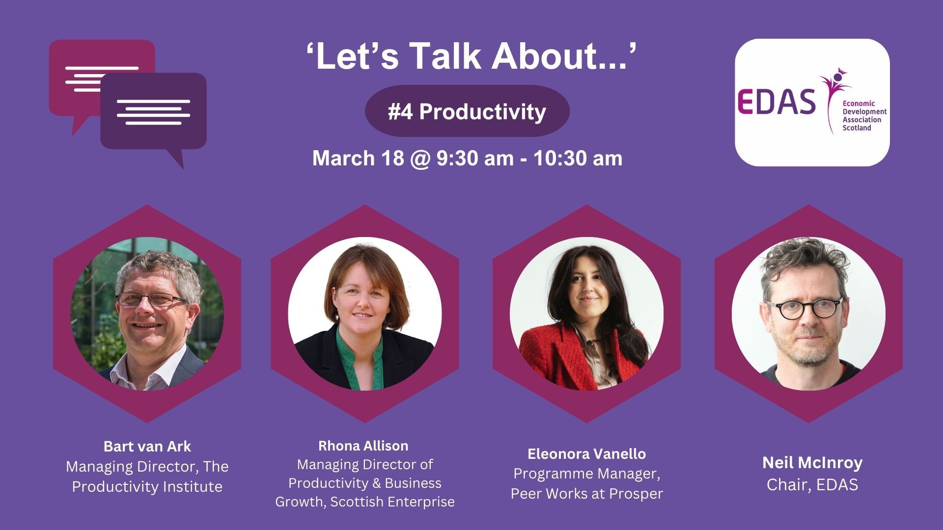 Let's Talk About...Productivity (Event Series #4) - The Economic ...